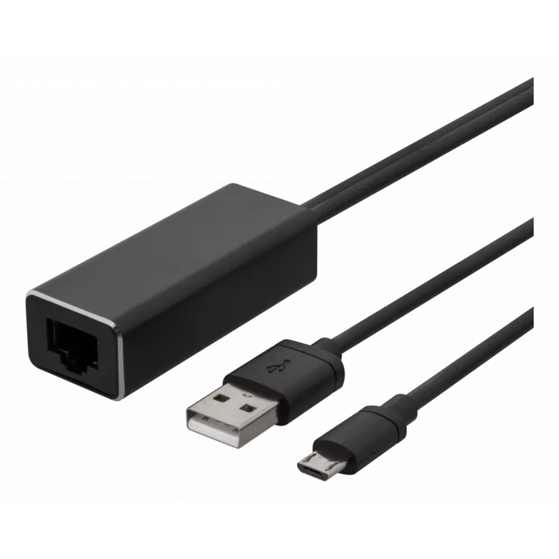 INF Ethernet adapter casting device 1m 100 Mbps USB-A+USB MicroB