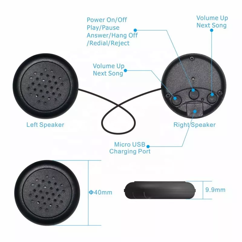INF Sovehodetelefoner / sovemaske med Bluetooth