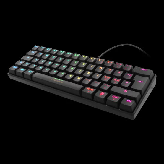 INF Mini mechanical keyboard 60% PANNordic RGB brown switch