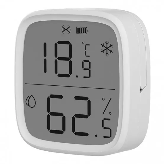 INF Smart temperatur- og fuktighetssensor ZigBee LCD Sonoff SNZB-02D