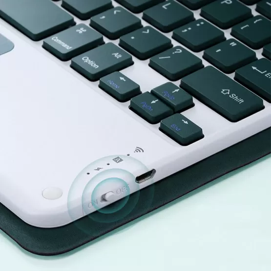 INF Bluetooth-tastatur og -mussett for Samsung Galaxy Tab S7+/S8+/S7 FE