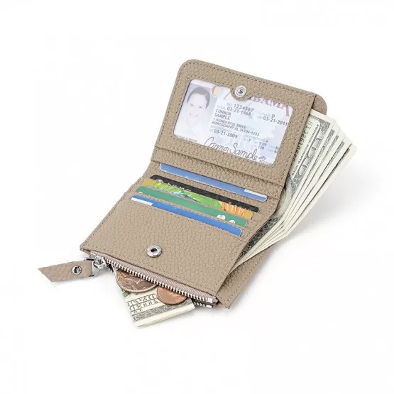 INF Slank RFID-blokkerende lommebok for menn med myntlomme - Lommebok i