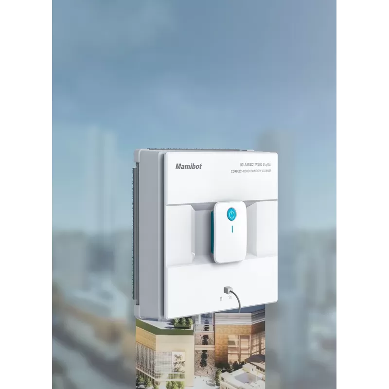 INF Mamibot Vindusvaskerobot W200 SkyBot Trådløs, 2600 Pa, Hvit