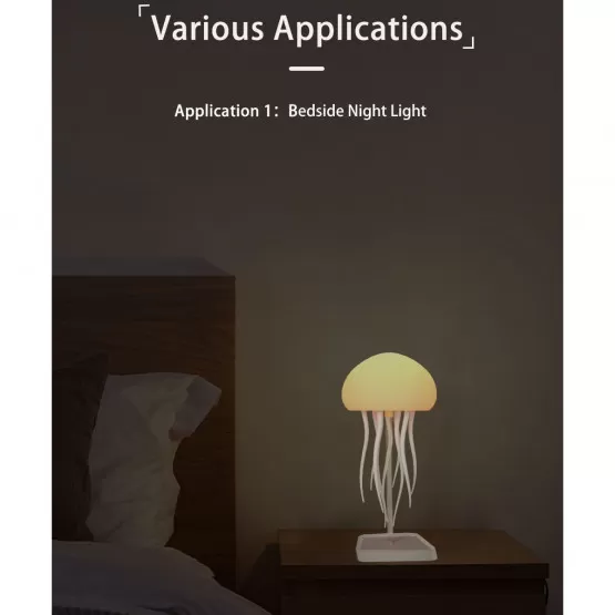 INF Stemmekontrollert Manetlampe - Fargerik Gradient - Hengende Modell