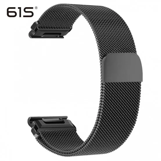 INF Milanese Magnetisk Metallreim Kompatibel med Garmin Fenix