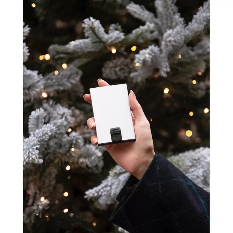 INF SAMSONITE Lommebok ALUFIT RFID Card Case Slide Alu Silver