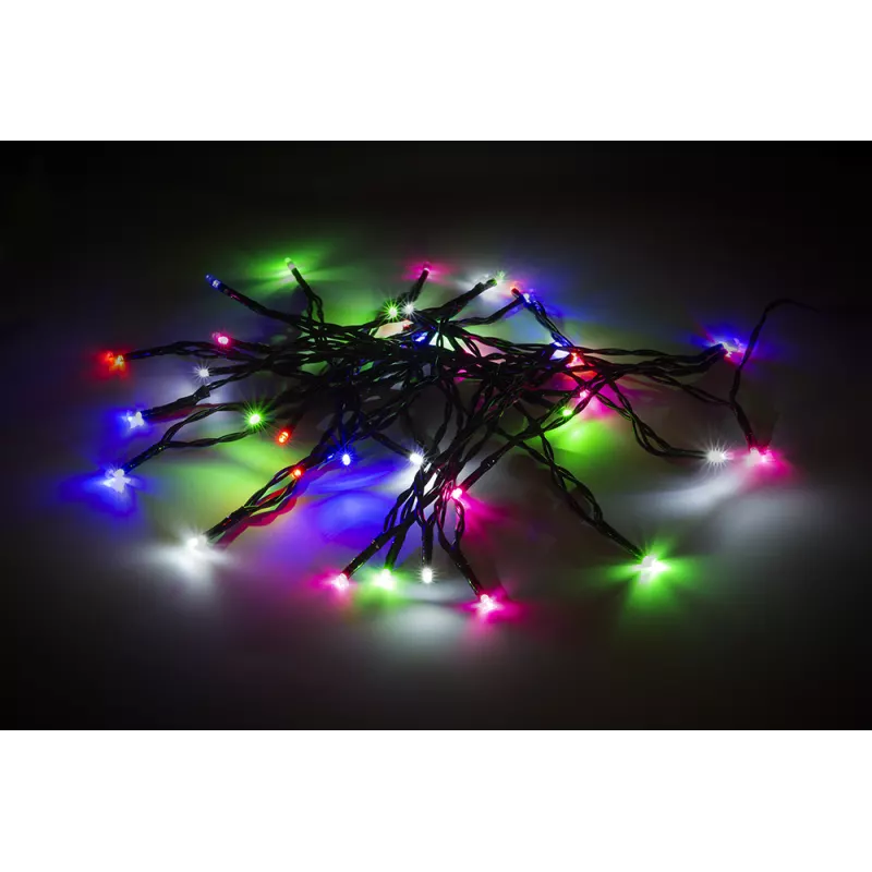 INF Light chain, 5 m, 40 LED, transformator, outdoor, RGB